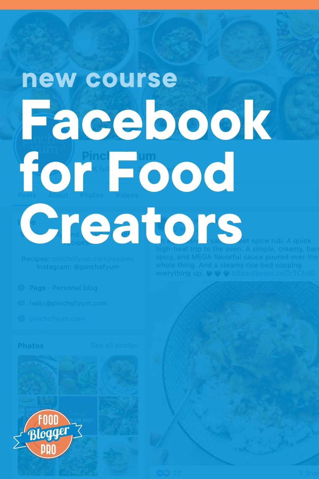 New Course: Facebook for Food Creators - Food Blogger Pro