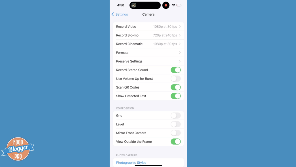 iPhone Photography and Editing - Food Blogger Pro