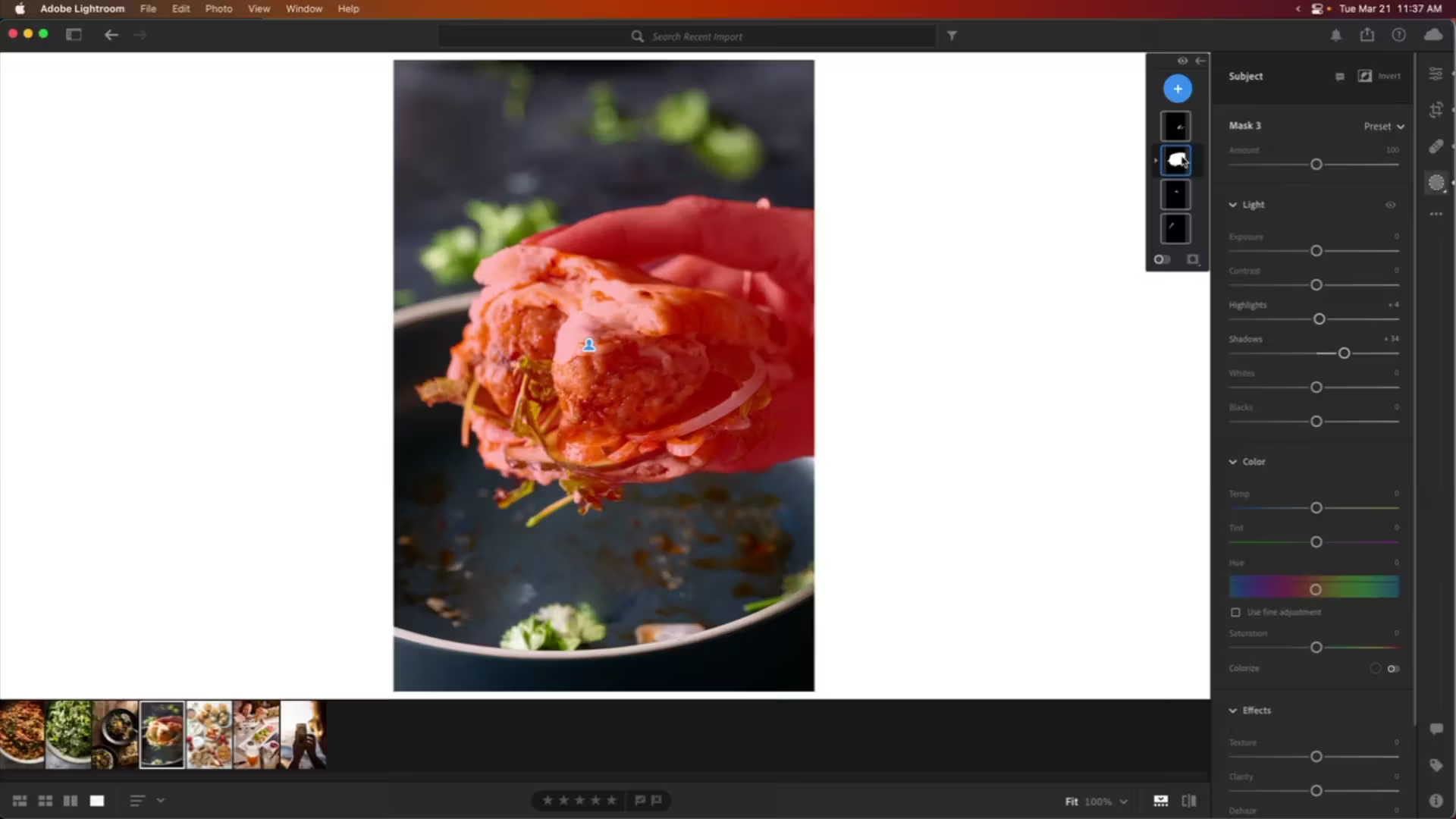 Editing in Lightroom - Food Blogger Pro