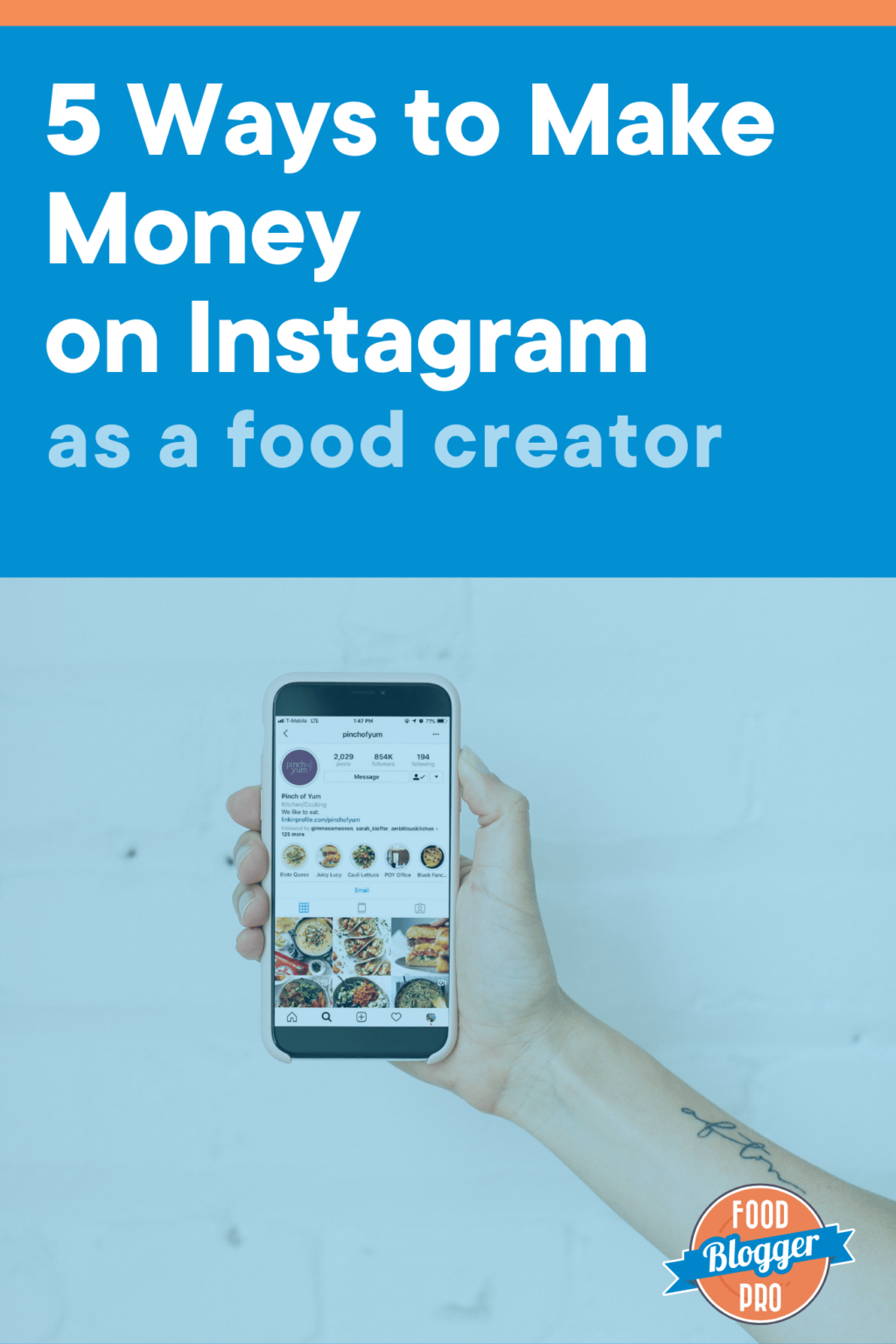 5 Ways to Make Money on Instagram as a Food Creator
