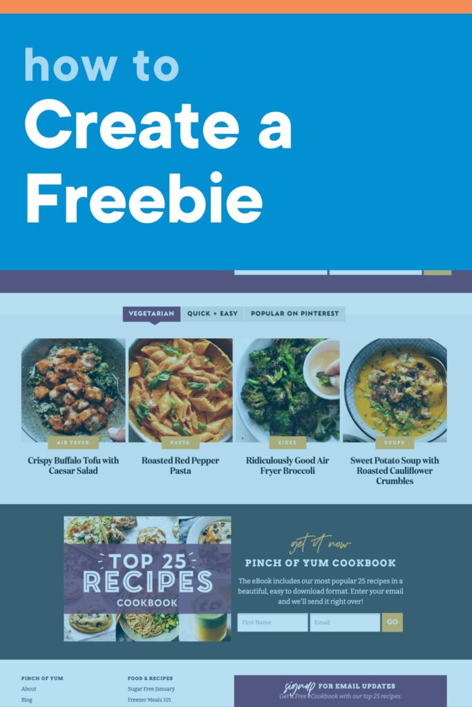 How to Create a Freebie (and Why You Should!) - Food Blogger Pro